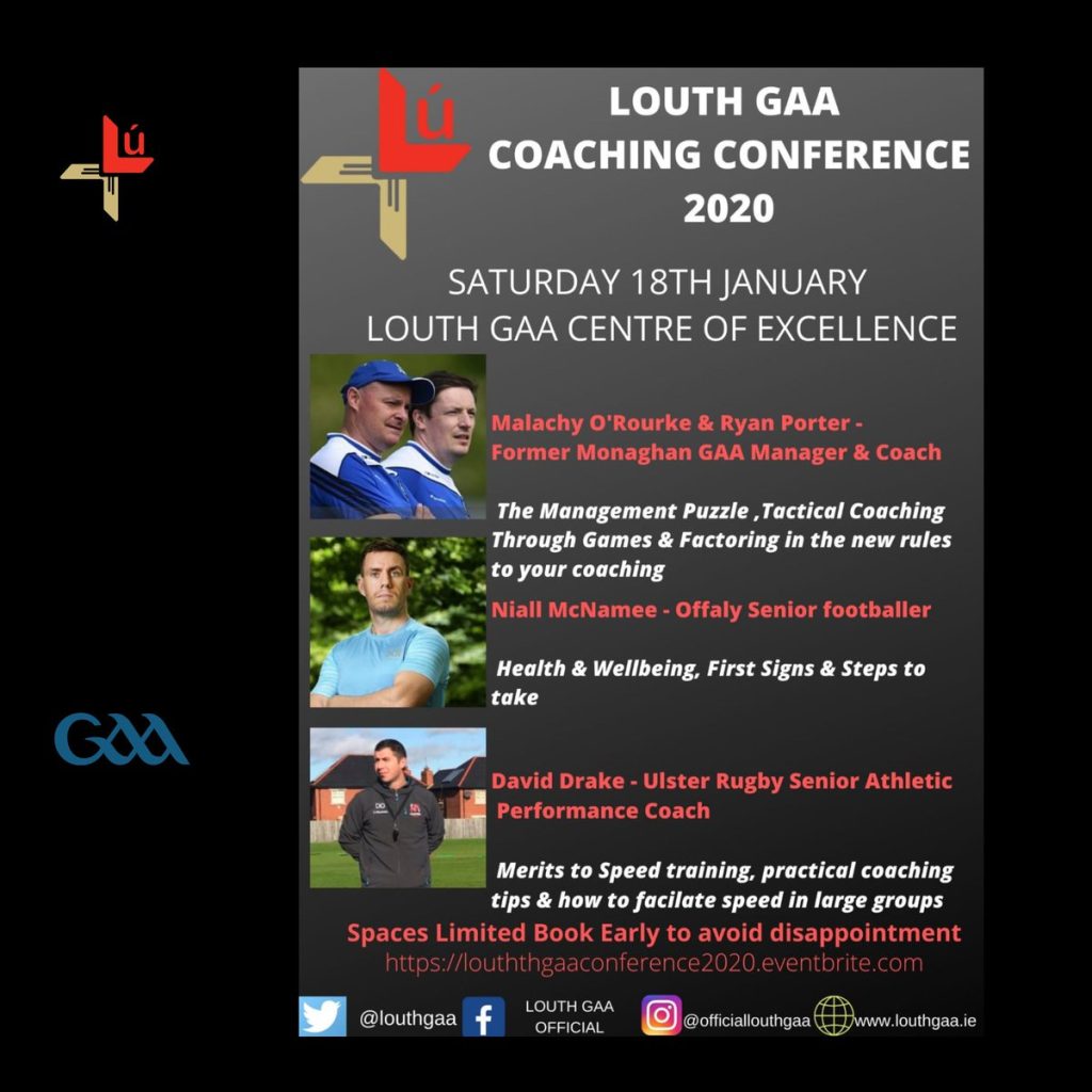 Louth GAA Coaching Conference 2020 – Louth GAA